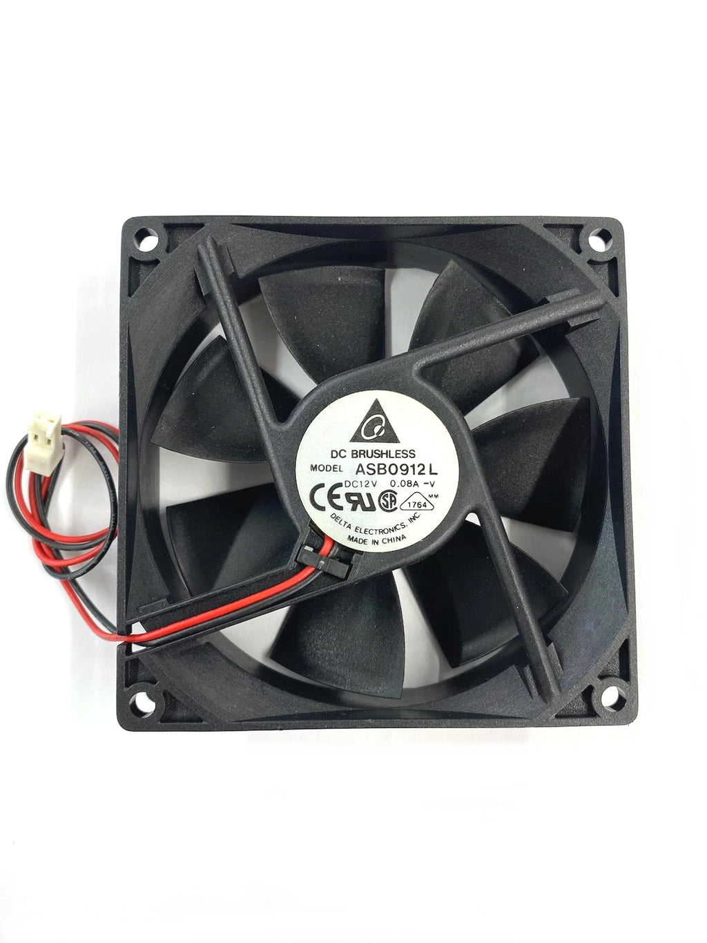 ASB0912L, Delta 92mm x 92MM X 25mm 12V DC Cooling Fan ~ 37.0CFM – MarVac Electronics