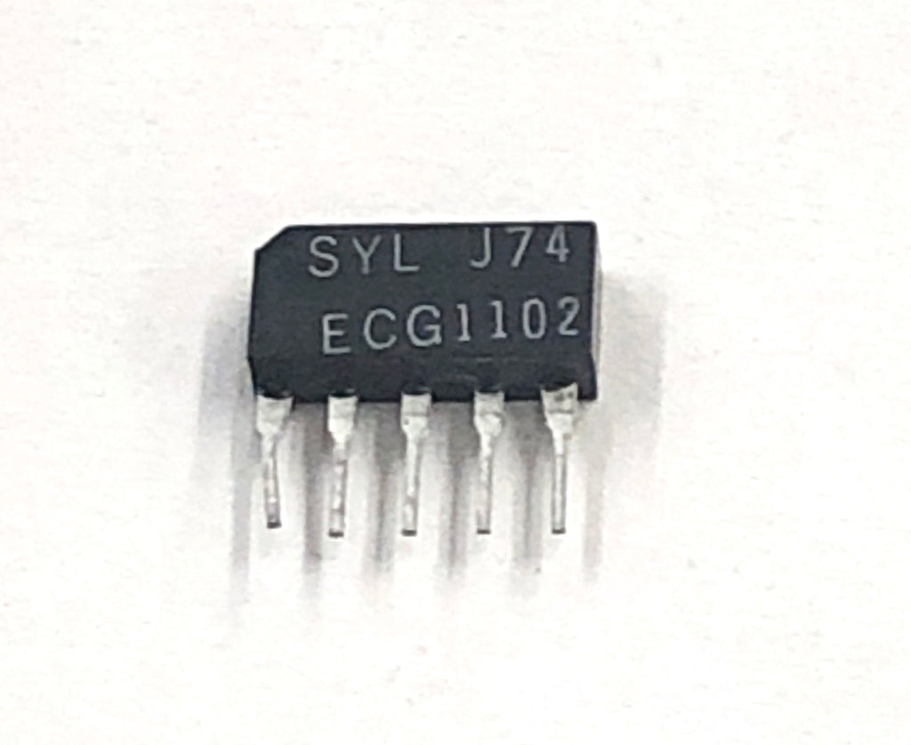 ECG1102, 3 Stage Audio Amplifier IC ~ 5 Pin SIP (NTE1102, GEIC-93) – MarVac Electronics