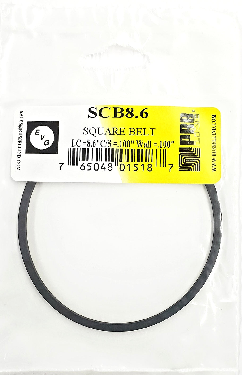 PRB SCB 8.6 Square Cut Belt for VCR, Cassette, CD Drive or DVD Drive S – MarVac Electronics