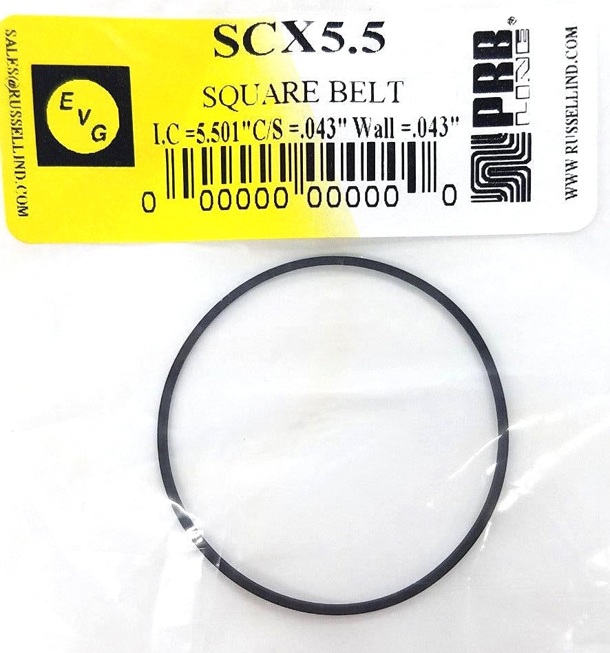 PRB SCX 5.5 Square Cut Belt for VCR, Cassette, CD Drive or DVD Drive S – MarVac Electronics