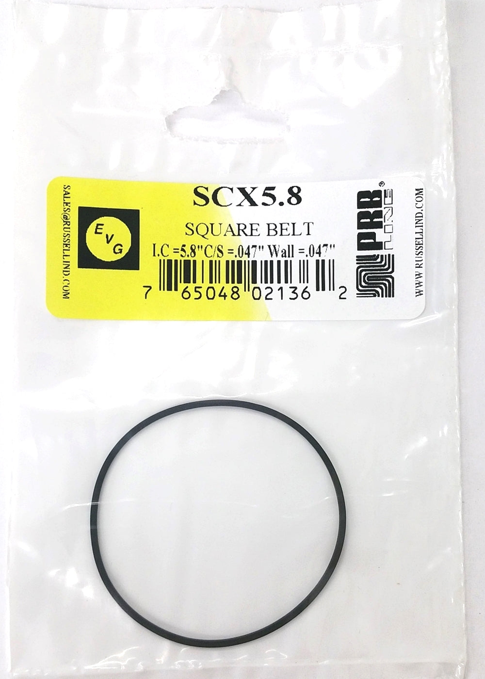 PRB SCX 5.8 Square Cut Belt for VCR, Cassette, CD Drive or DVD Drive S – MarVac Electronics