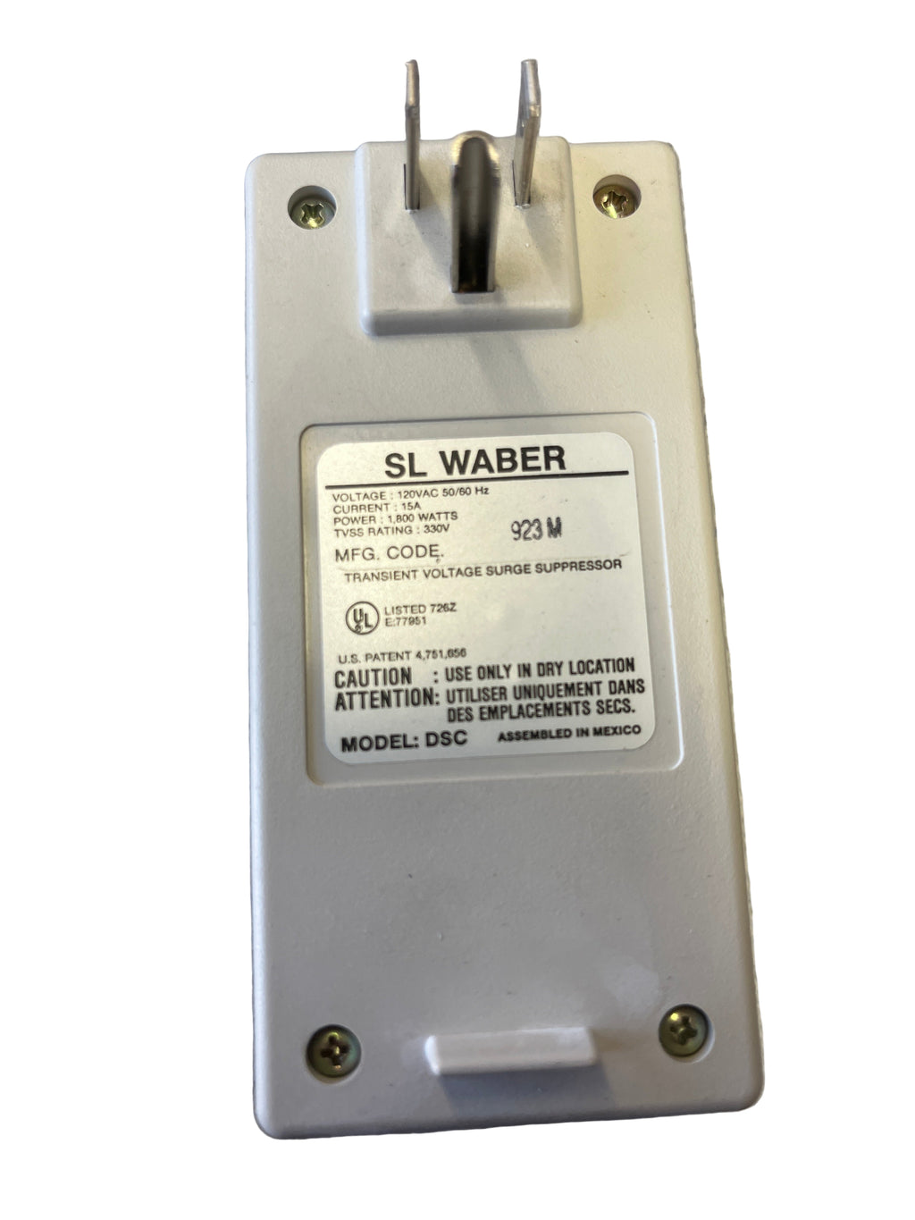 SL Waber # DSC, AC Surge & Noise Suppressor with Coax Line Protection ...