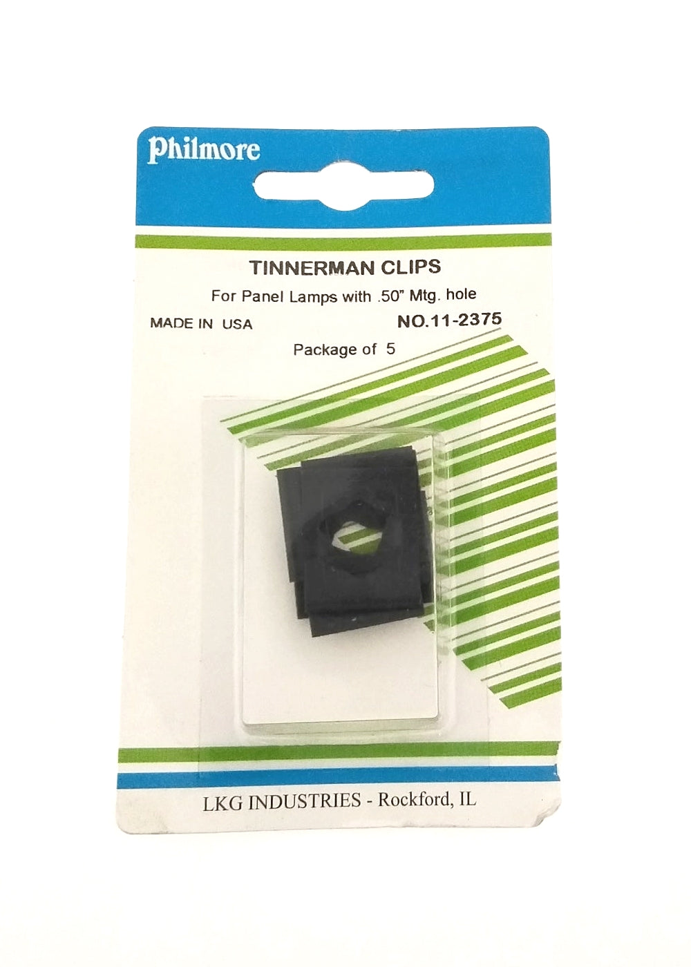 11-2375, Philmore Tinnerman Clips for 1/2" Mounting Hole Indicator Lig ...