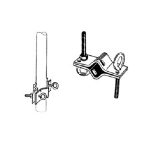 15-827, Philmore 2-Way Guy Wire Mast Clamp for Masts up to 1-1/2" Diam ...