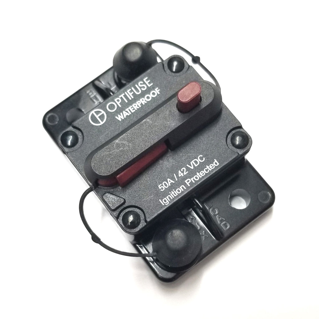 Optifuse 153050 50A@42V DC Heavy Duty Type III Waterproof Circuit Brea ...