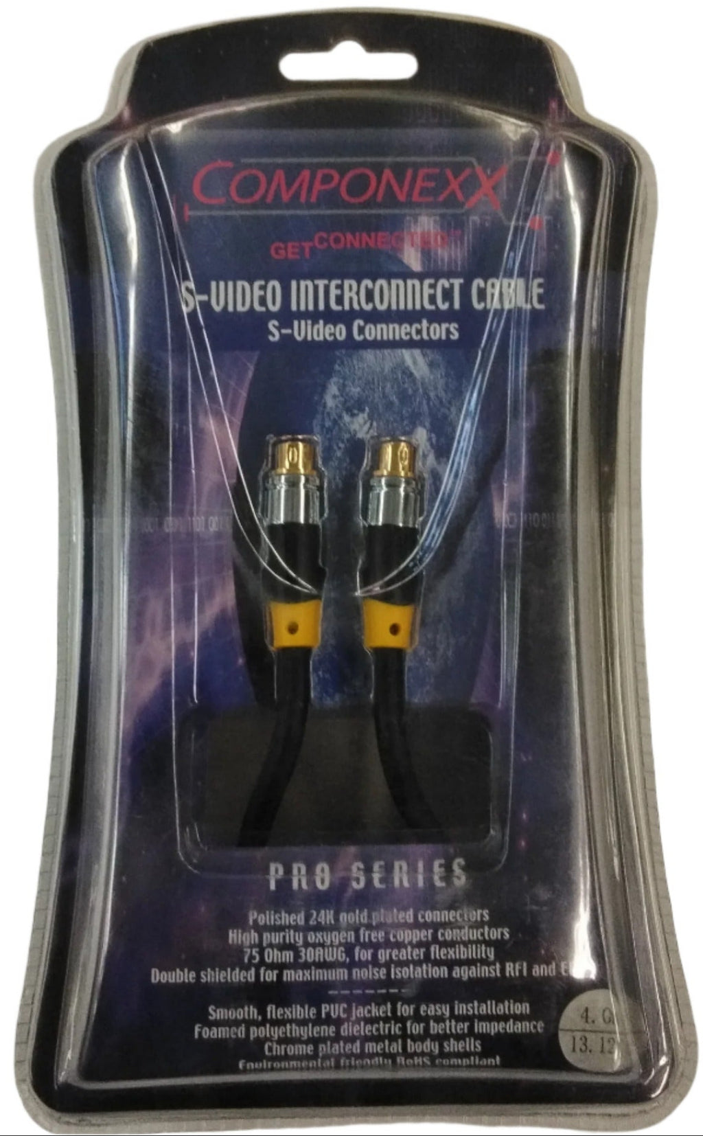 CX1120-0004, Componexx Pro Series S-Video Interconnect Cable, 4M (13.1 ...