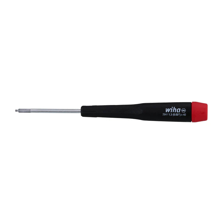 Wiha 26413 - Precision Ball End Hex Screwdriver 1.3 (.050) x 40mm ...