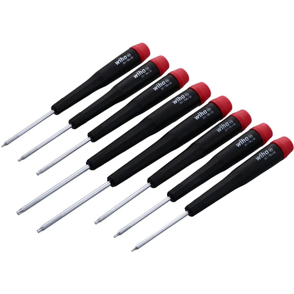 26799, Wiha Precision Torx Screwdriver Set; T3-T10; 8 Piece; w/Pouch ...