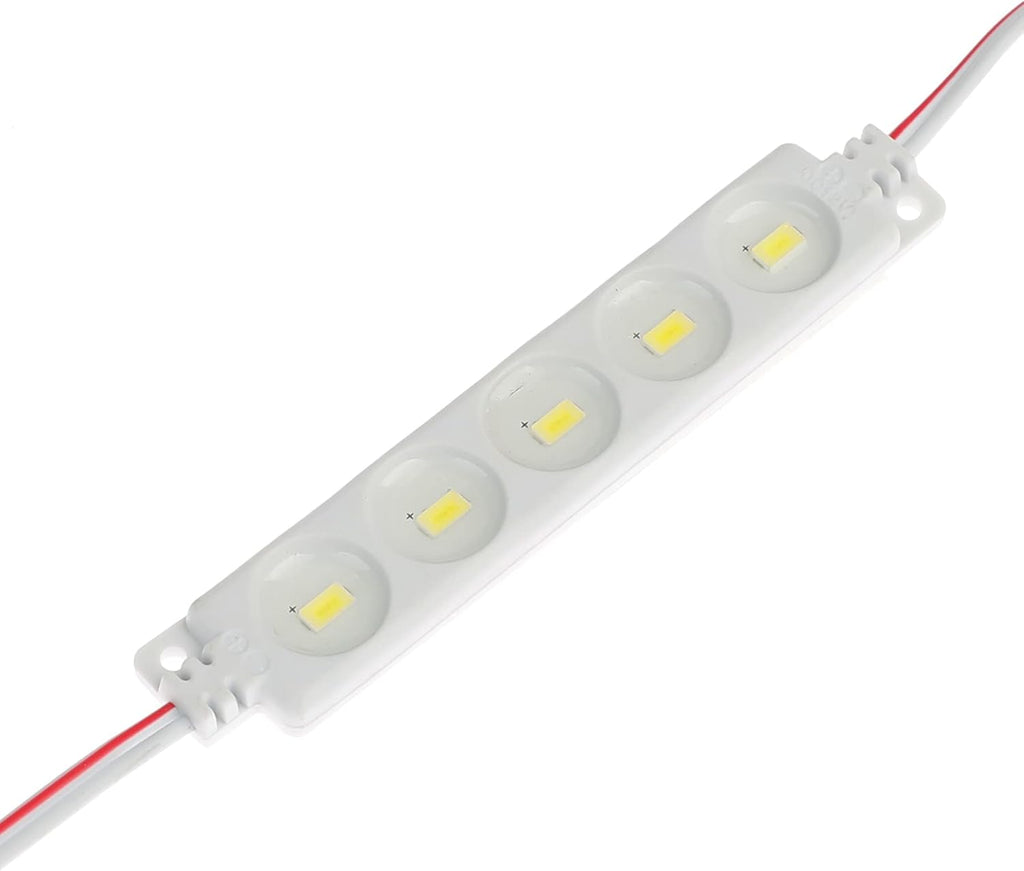MVEMODW-24V-1 24V LED Module White 6500K 5 LEDs 1.2W Waterproof ...