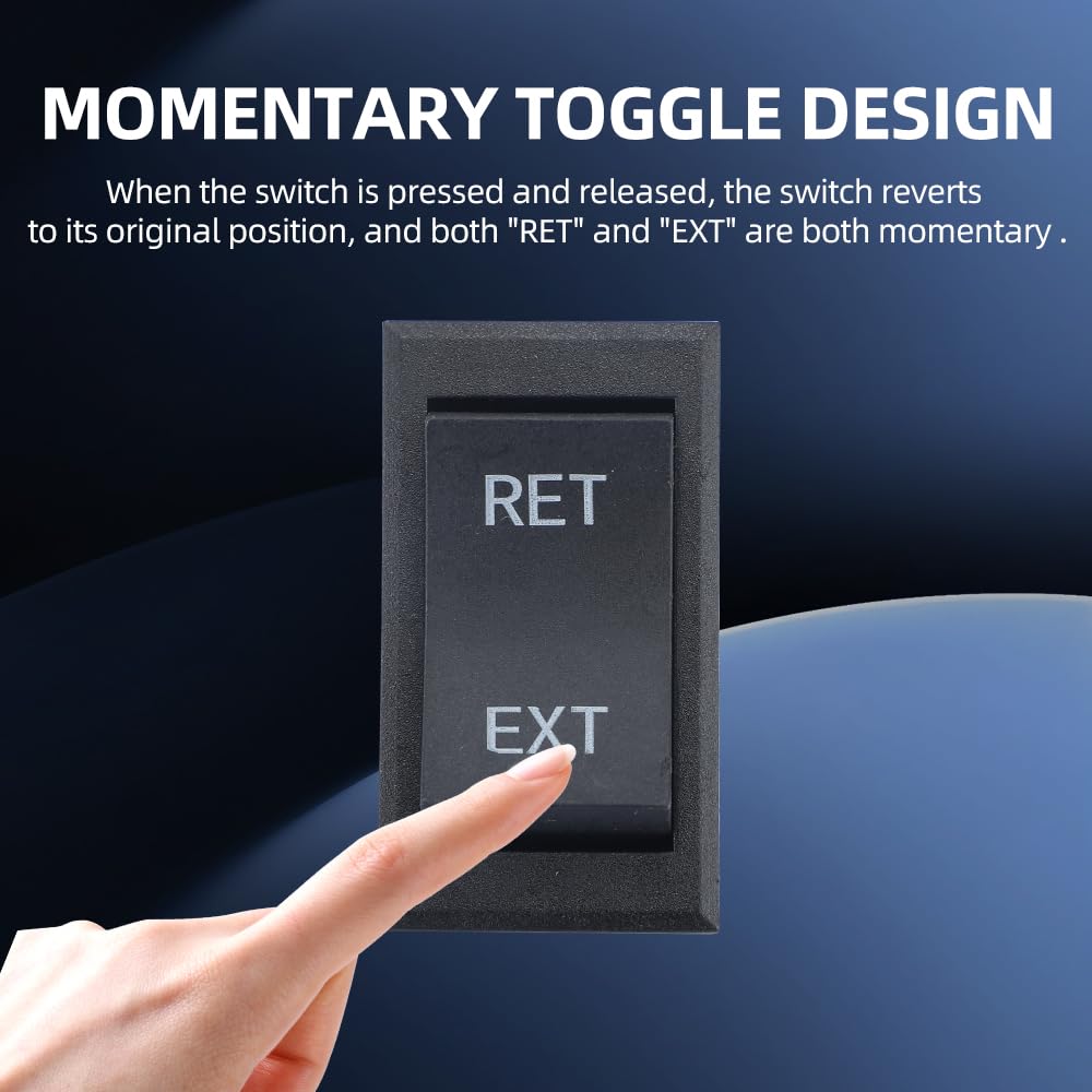 Reverse Polarity Switch 12V,(ON)-Off-(ON) Momentary Rev Polarity Switc ...
