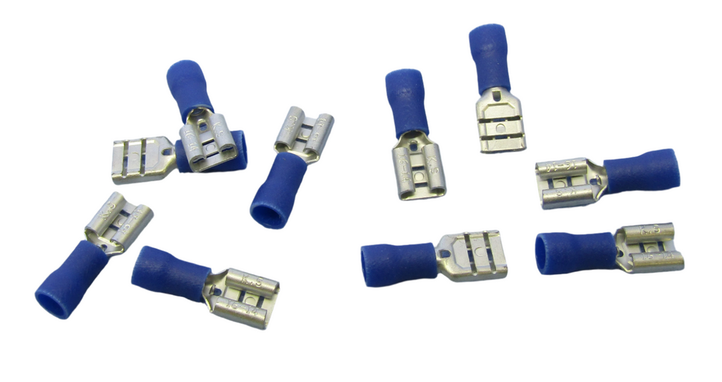 65-4545C, Philmore .250 Quick Slide Spade Female Tab 16-14 AWG 100pk ...