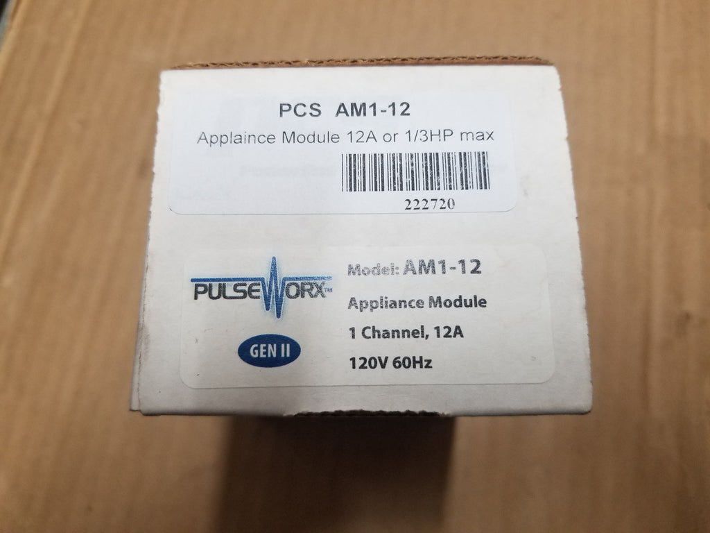 PCS PulseWorx UPB AM1-12, Appliance Control Module - 12A or 1/3 HP Max ...