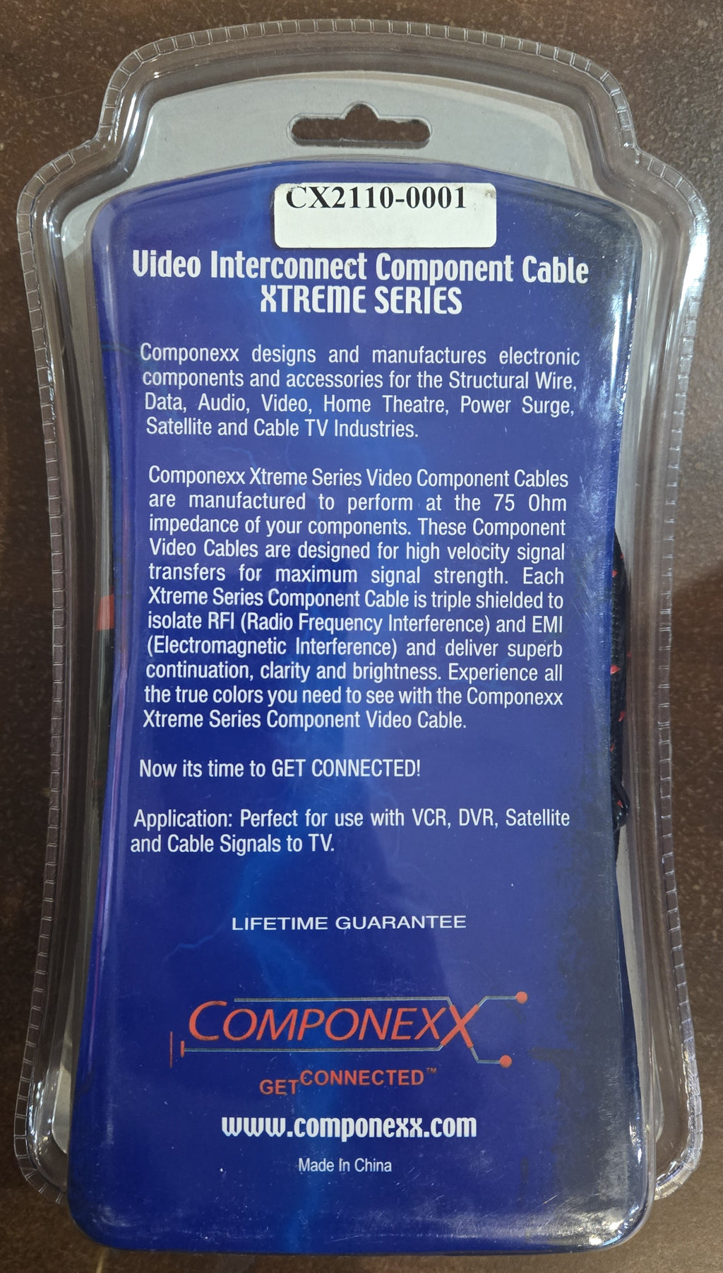 CX2110-0001, Componexx Xtreme Series Video Interconnect Component Cabl ...