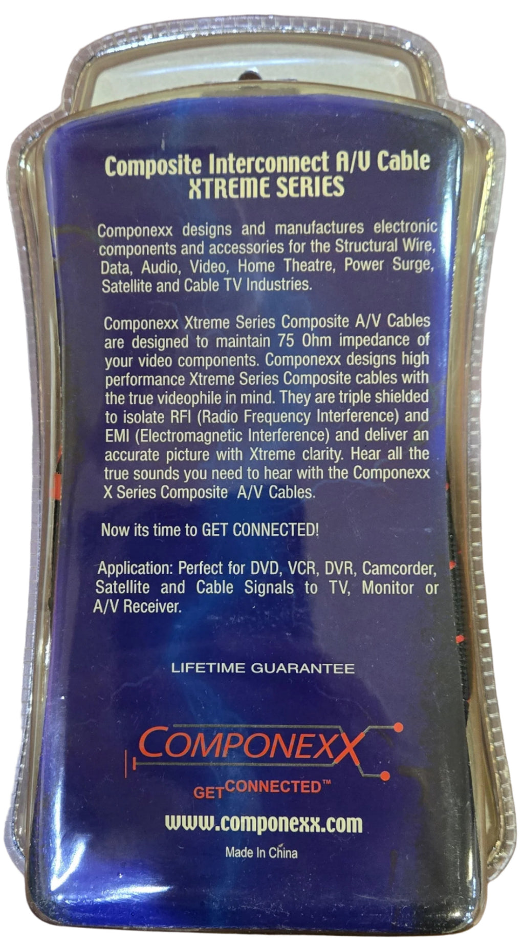 CX2115-0002, Componexx Xtreme Series Composite A/V Cable, RCA to RCA ...