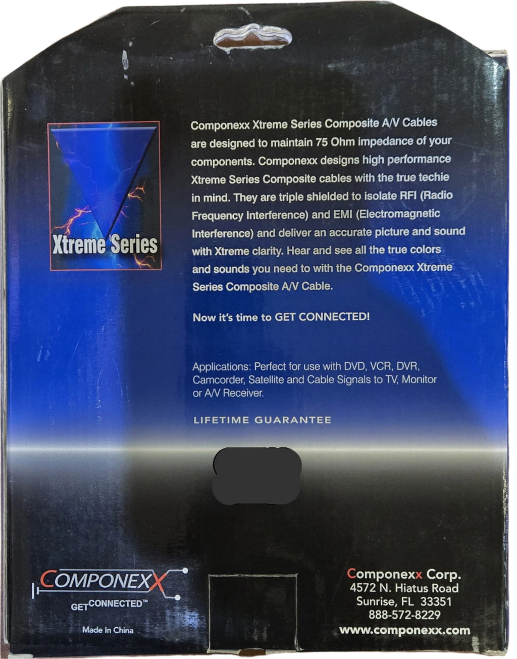 CX2115-0003, Componexx Xtreme Series Composite A/V Cable, RCA to RCA ...