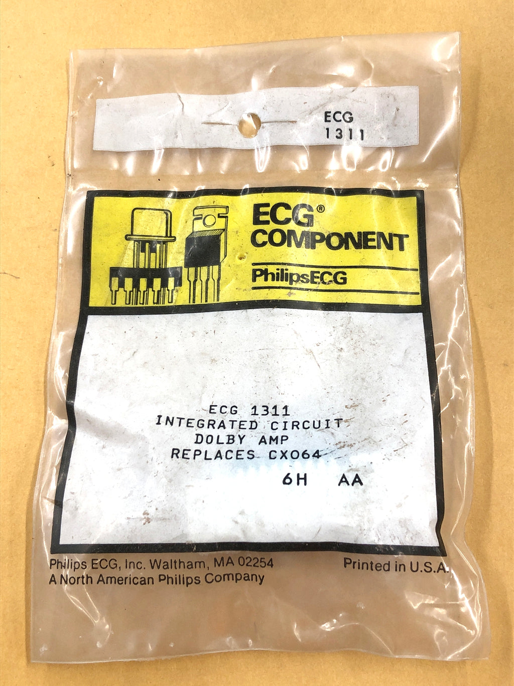 ECG1311, Dolby Noise Cancelling Amplifier IC ~ 18 Pin DIP-ET (NTE1311 ...