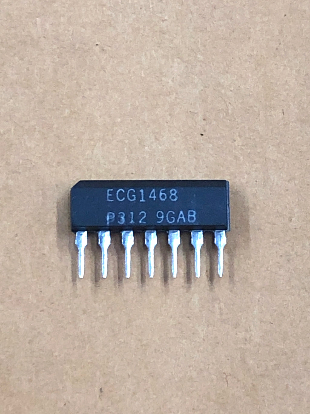 ECG1468, Low Power Output Audio Amplifier IC ~ 7 Pin SIP (NTE1468 ...