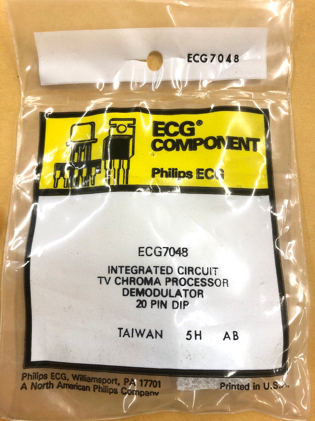 ECG7049 Sync Generator IC for TV & Video Processing Systems 24 Pin DIP ...