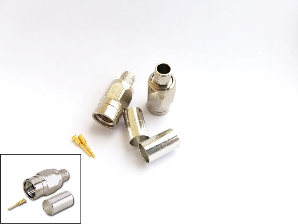 2 Pack of Canare FP-C5F 3 Piece "F" Connectors for L-5CFB, LS-5CFB, V ...