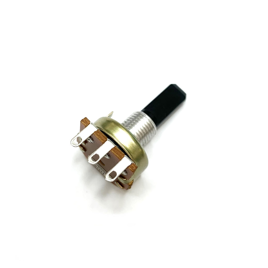 HDK B500K-Blk Tip, 500K Ohm 1/4 Watt, 1/4" D-Shaft Linear Potentiomete ...