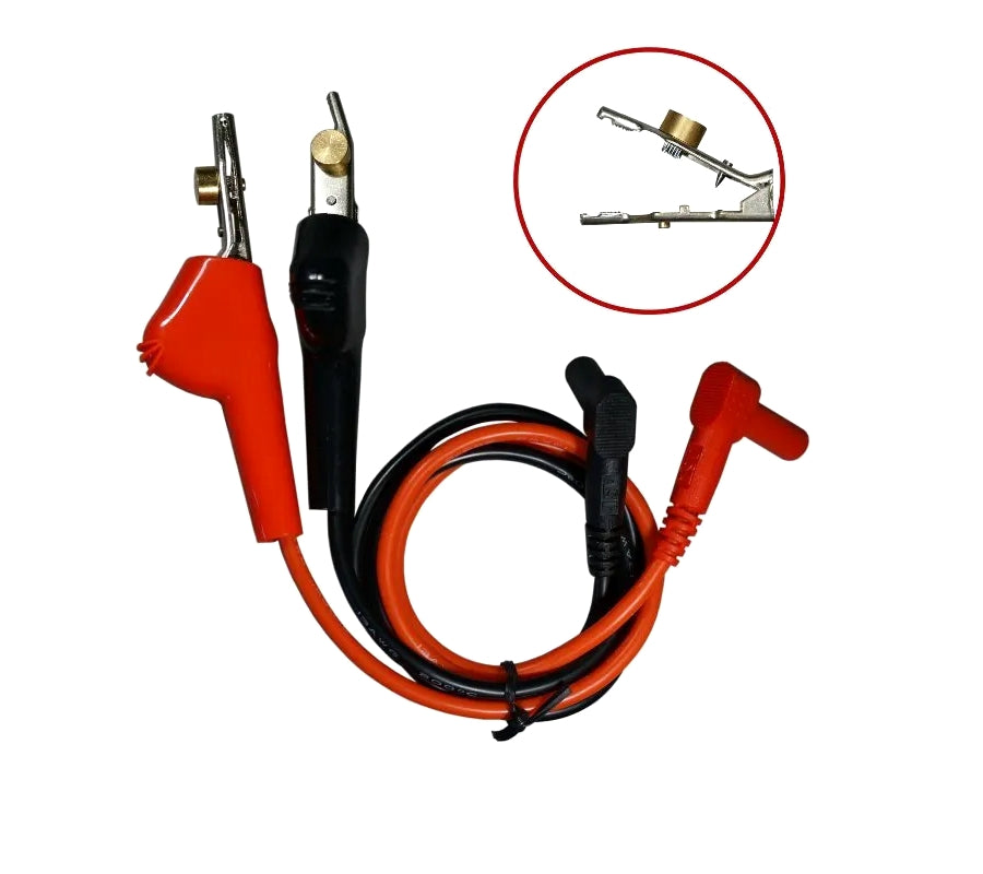 MVTL510, Bed of Nails Alligator Multimeter Test Leads w/ Shielded Bana ...