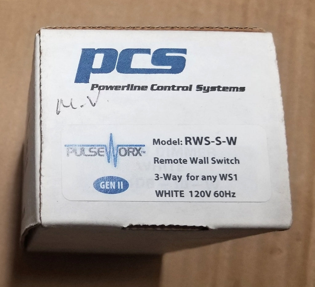 PulseWorx RWS-S-W, White Remote Wall Switch for 3-Way Applications ...