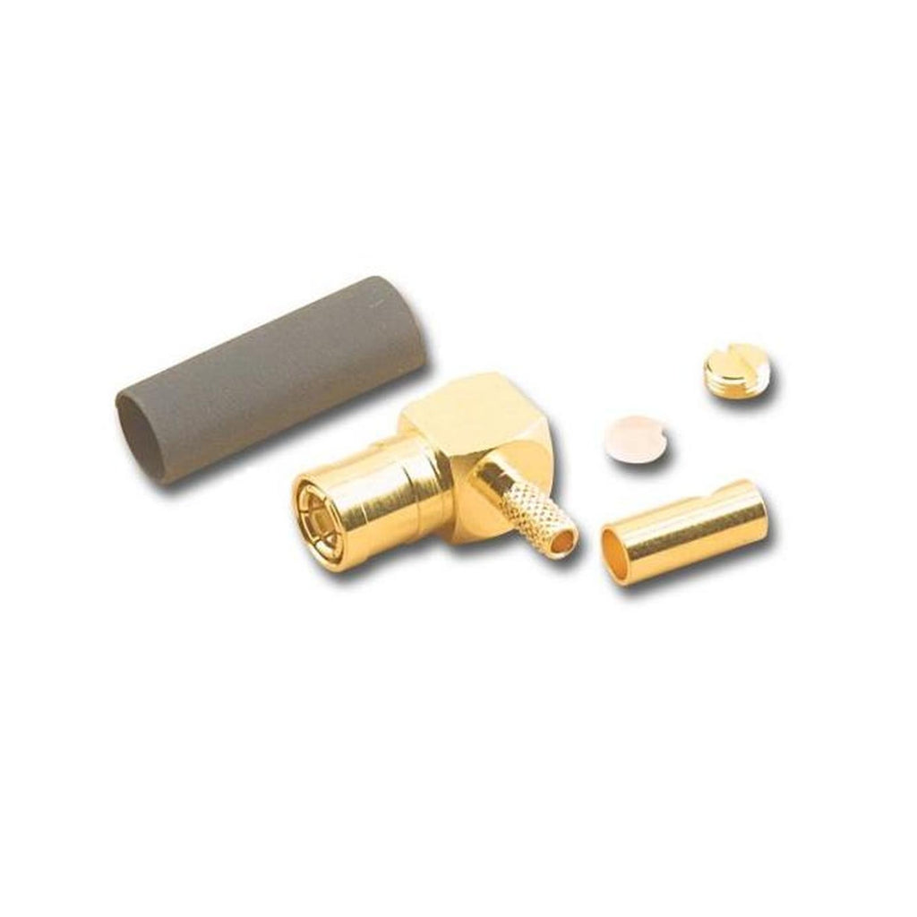 SMB-2607, Pan Pacific SMB Right Angle Crimp/Solder Plug for RG-174/U ...