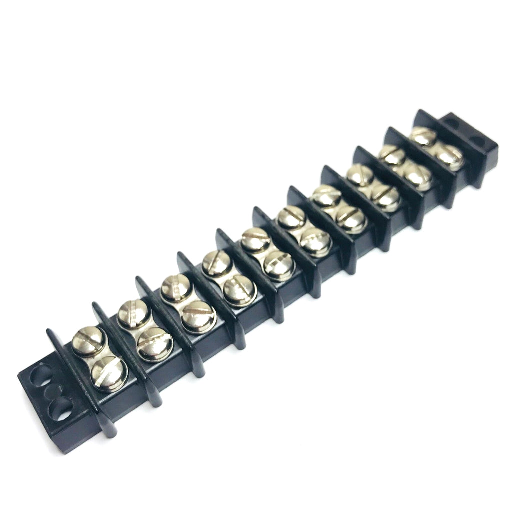 TRW Cinch/Beau 10-140, 10 Position Terminal Block Barrier, Strip 15A ...