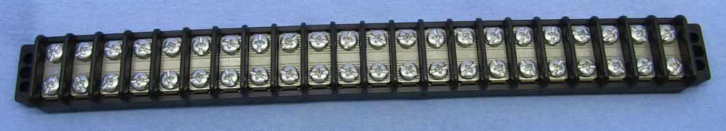 13-1522, Philmore 22 Position Dual Row Terminal Block Barrier Strip ...