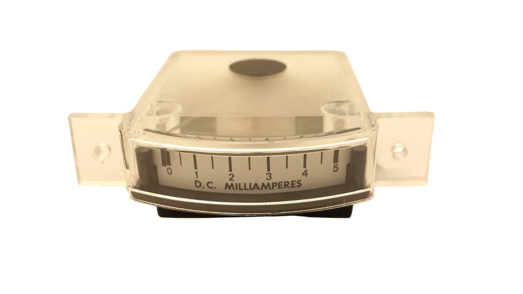 Shurite 3302, 0-5mA DC Analog Meter ~ 1.5" x 0.5" Edgewise Mount ...