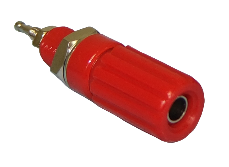 Philmore 229 RED, RED Fully Insulated 5-Way Female Banana Binding Post ...