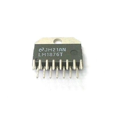 Original National LM1876T Dual 20W Audio Amplifier IC 15 Pin LM1876 ...