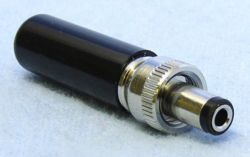 Philmore # 2560, 2.5mm I.D. x 5.5mm O.D. Coaxial Power Plug with Locki ...