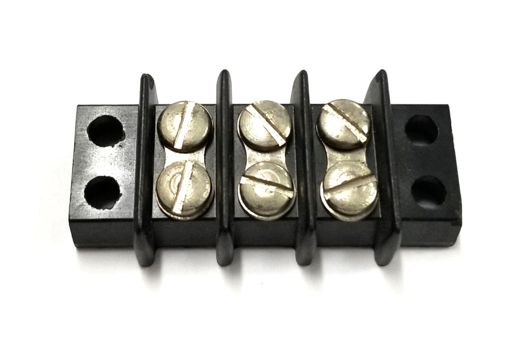TRW Cinch/Beau 3-140, 3 Position Terminal Block Barrier, Strip 15A @ 2 ...