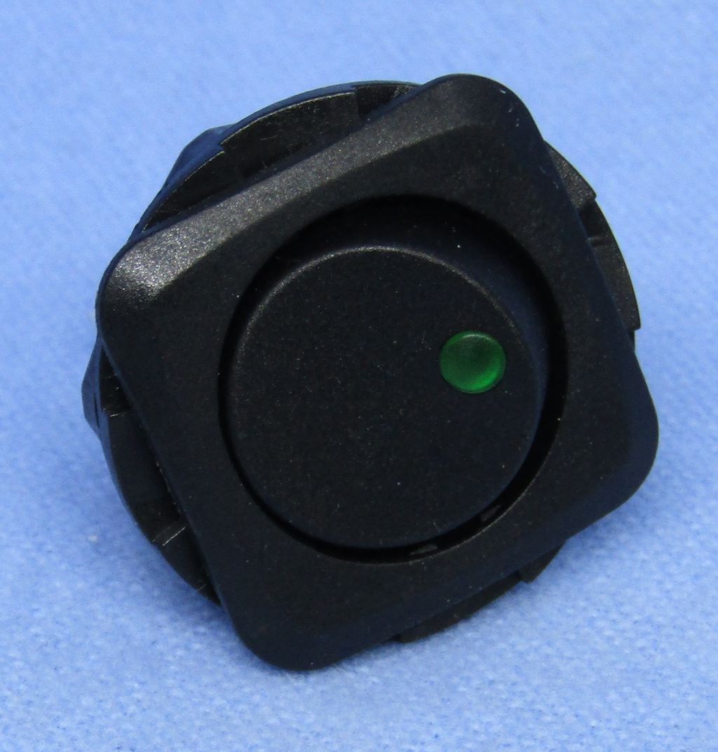 Philmore 30-16405 SPST ON-OFF 110V AC Lighted Square Bezel Rocker 10A ...