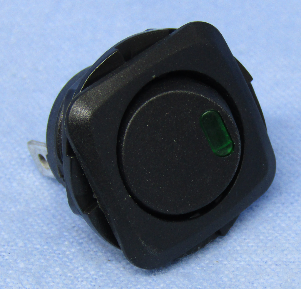 Philmore 30-16425 SPST ON-OFF Green LED Lighted Square Bezel Rocker 10 ...