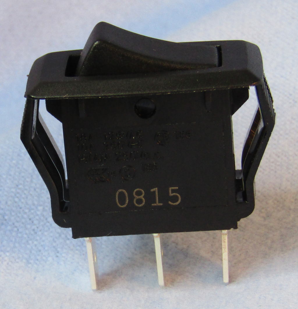 Philmore 30-720 SPDT ON-ON, Snap-In Appliance Rocker Switch 20A@125V A ...