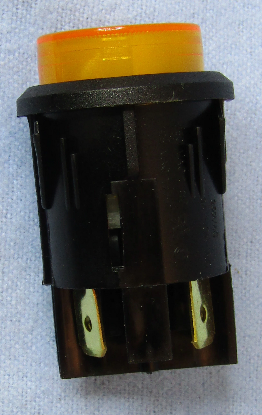 30-765, Philmore SPST ON-OFF Amber Push Button Switch 16A@125-250V AC ...
