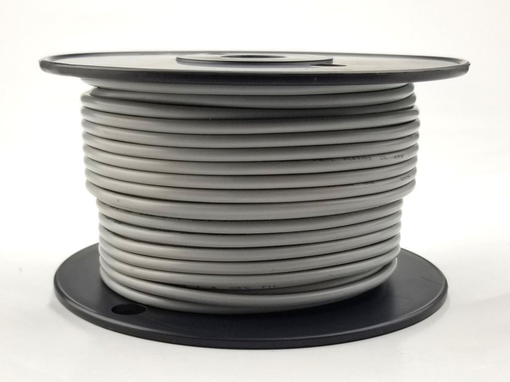 H614-08-100 100FT 14AWG GREY Stranded Appliance & Marine 600V Wire UL1 ...