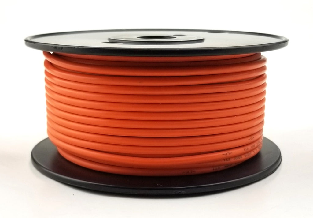 H610-03-25 25FT 10AWG ORANGE Stranded Appliance & Marine 600V Wire UL1 ...