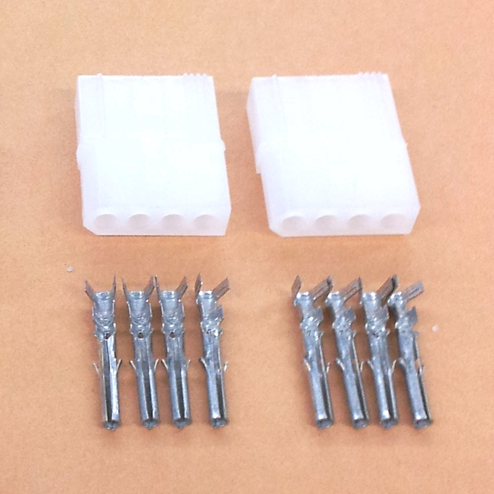 Philmore 61-144, 1 Pair of 4 Pin 0.062" Female Molex Connectors w/8 Fe ...