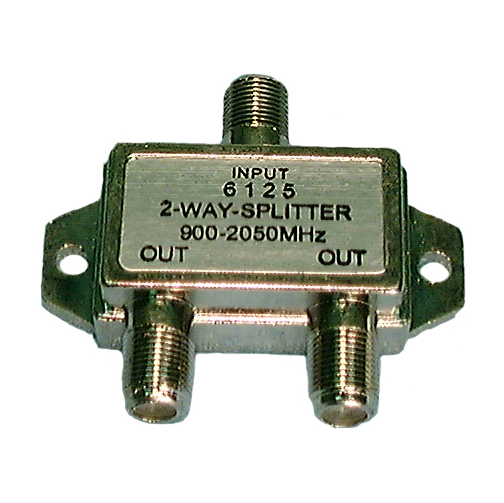 6125, Philmore 75 Ohm "F" Type 2 Way Satellite Signal Splitter 900-205 ...