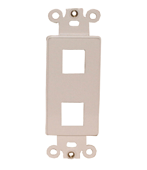 72-5052, Philmore White Designer Decora Style 2 Port Keystone Insert ...