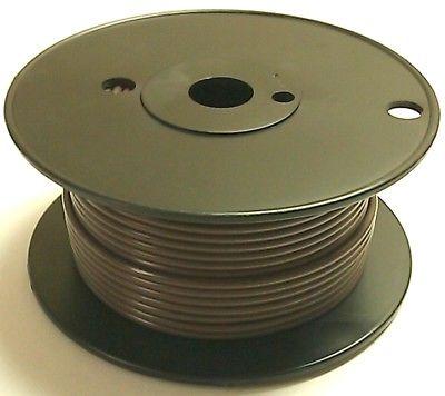 A10-01-100 100FT 10AWG BROWN Stranded Automotive Hook Up 50V Wire ~ 80 ...