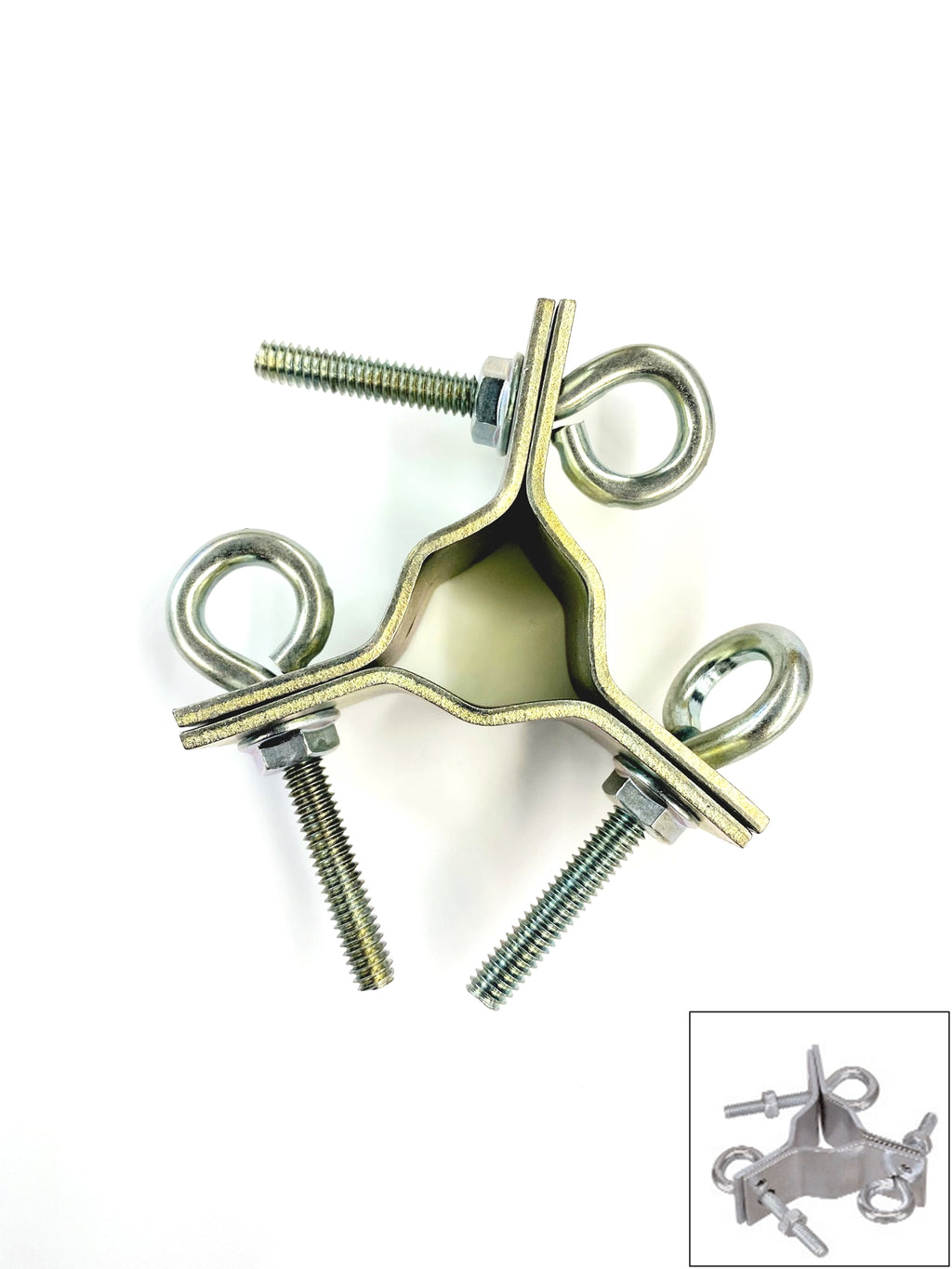 GC Electronics 8911, 3 Way Guy Wire Mast Clamp For 1-1/4" to 2" Masts ...