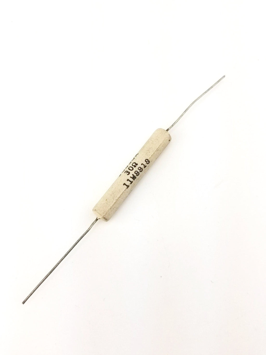Ohmite 90J30R, 30 Ohm 11 Watt Wirewound Vitreous Enamel Power Resistor ...