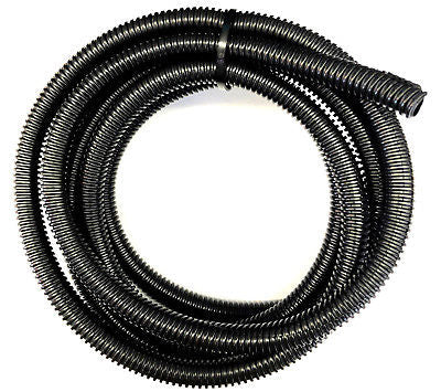 100ft Black Split Loom 5/8'' Diameter, 100 feet 5/8'' Flexible Convolu ...