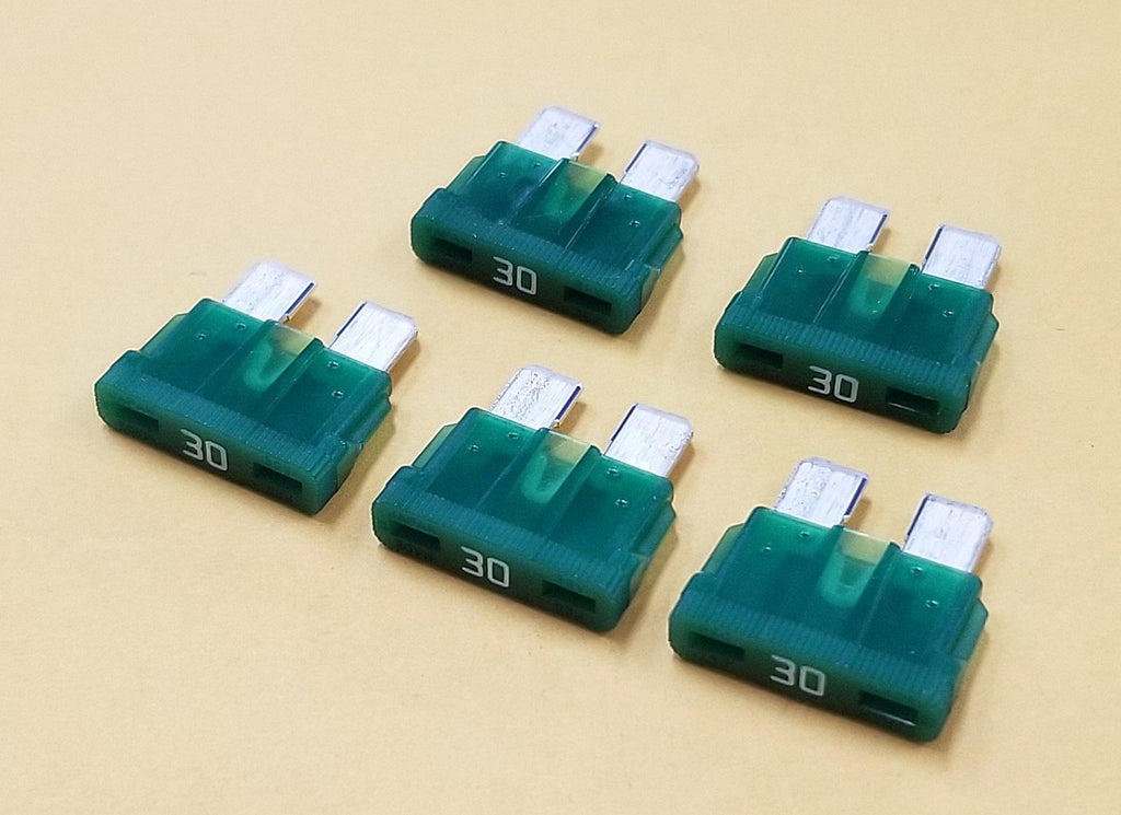 ATC30-5, Bussmann 30A 32V ATC Type Automotive Blade Fuses Lot of 5 ~ G ...