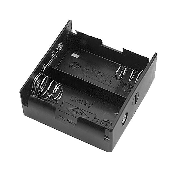 BH121, Philmore Two (2) D Cell (UM-1) Plastic Battery Holder, Solder L ...