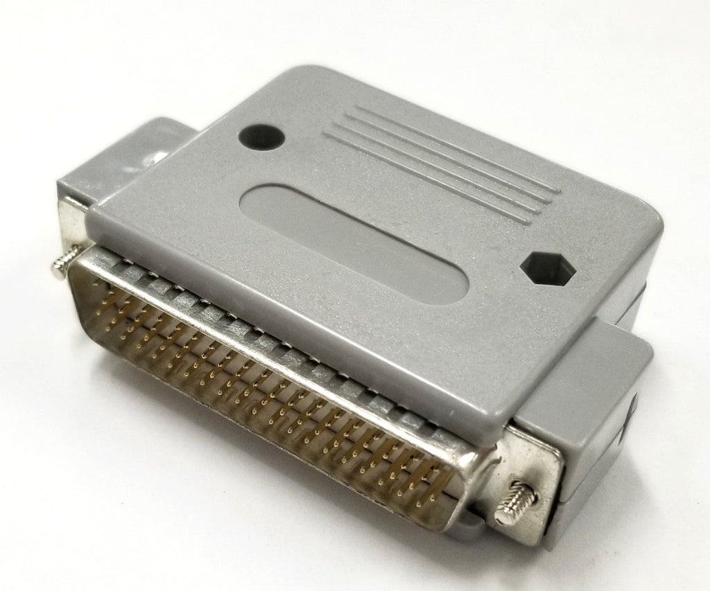 HD 78 Pin Male D-Sub Cable Mount Connector w/ Plastic Cover DB78 ...